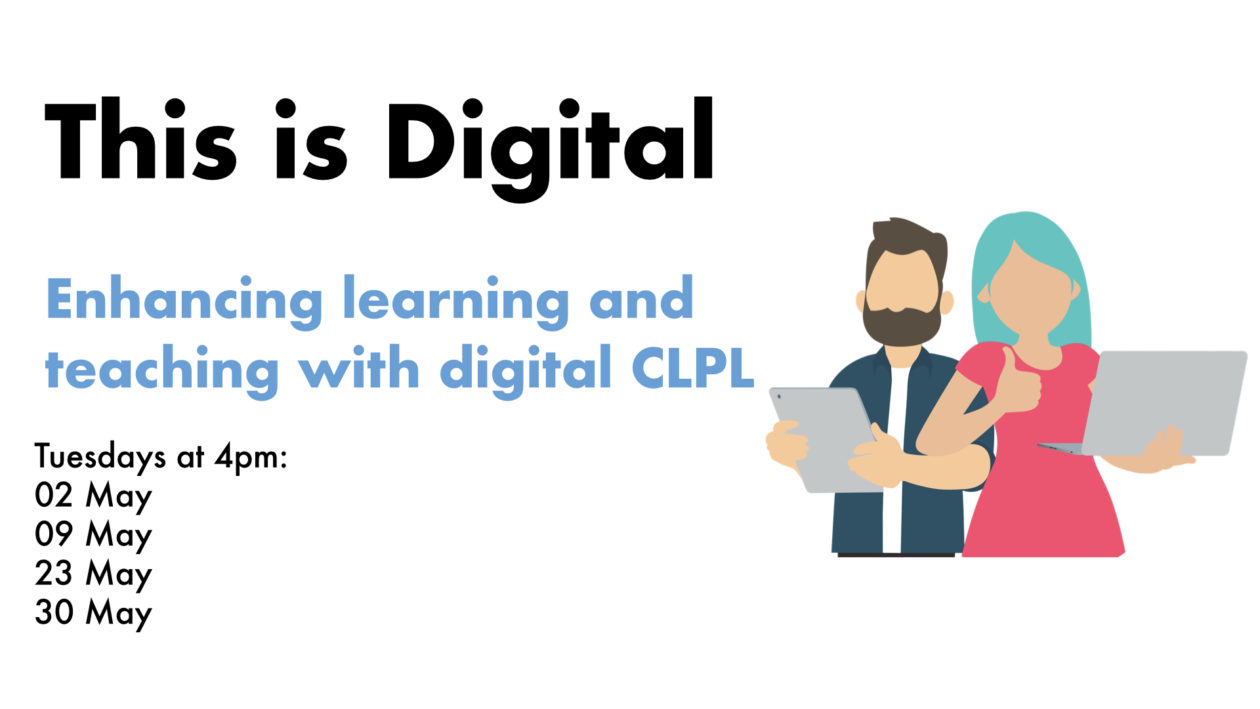 30 May, This is Digital Learning and Teaching professional learning ...