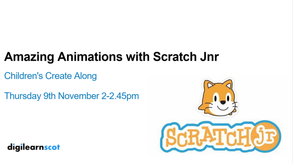 Children’s Create Along – Amazing Animations: Introducing block based coding with Scratch Jr ...