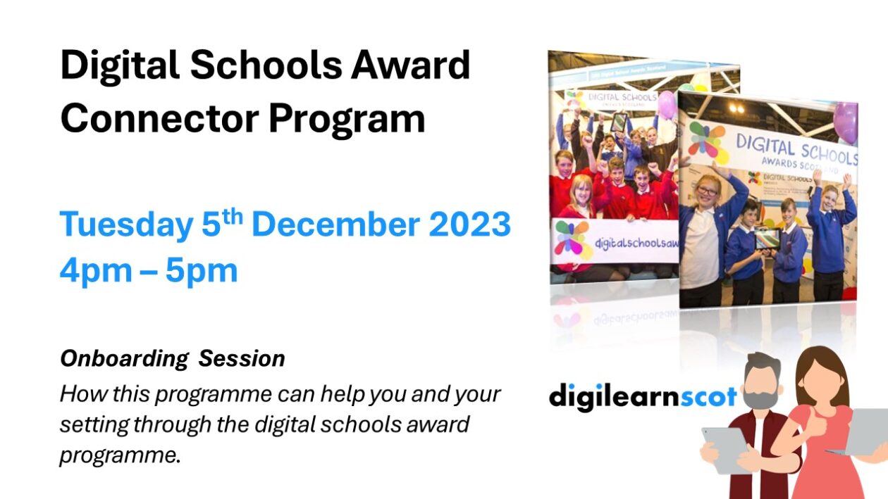 Digital Schools Award Connector Programme – INFORMATION SESSION – DigiLearn