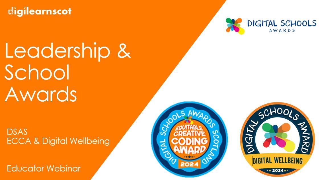 The Digital Schools Award for Scotland: ECCo & Wellbeing Award – DigiLearn