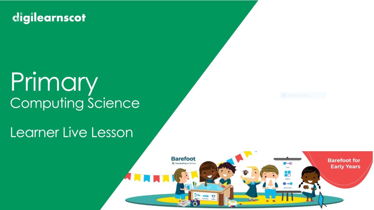 Early & First Learner Live Lesson – Super Space with Barefoot Computing ...