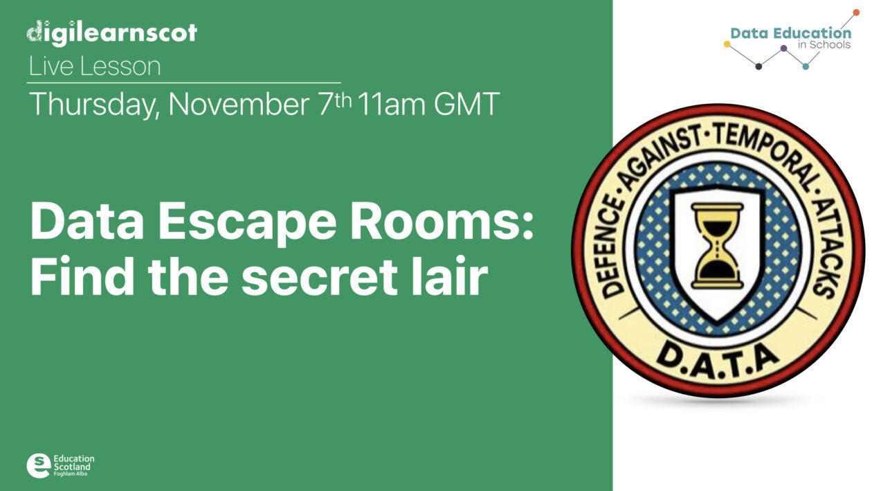#CSW24: Data Escape Rooms – Find the Secret Lair – DigiLearn