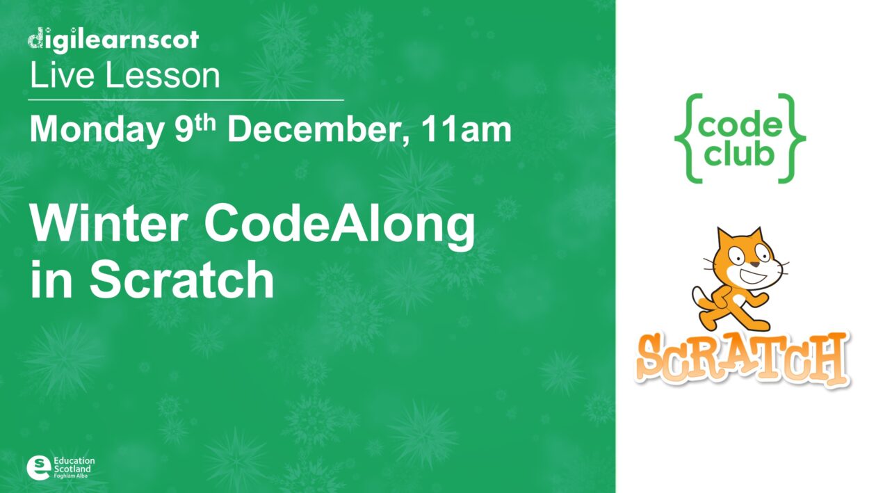 Winter Scratch CodeAlong – 9th Dec, 11am – DigiLearn