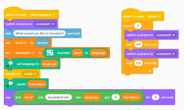 Scratch CodeAlong: Build A Language Translator – Recap – DigiLearn