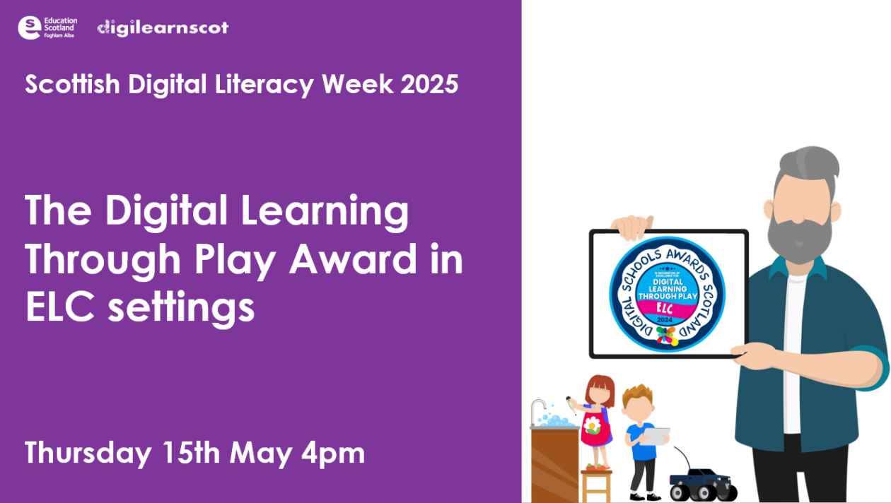 #SDLW25 Digital Learning Through Play Award in ELC – DigiLearn
