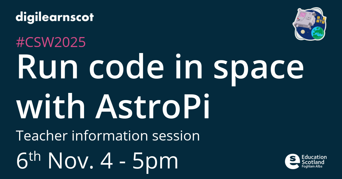 CSW2025: Teacher Training – Run Your Students’ Code in Space with Astro ...