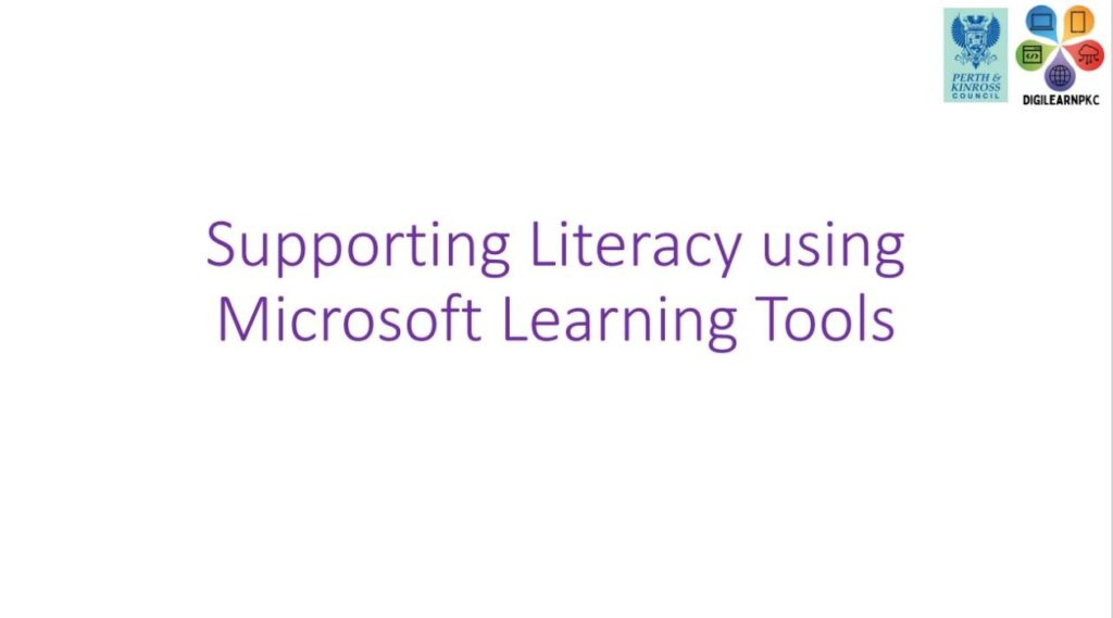 Literacy – Perth and Kinross Digital CLPL Site