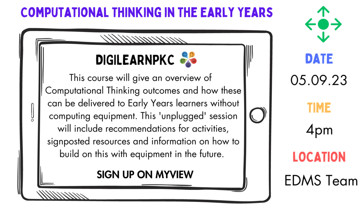 Computational Thinking in the Early Years – Perth and Kinross Digital CLPL Site