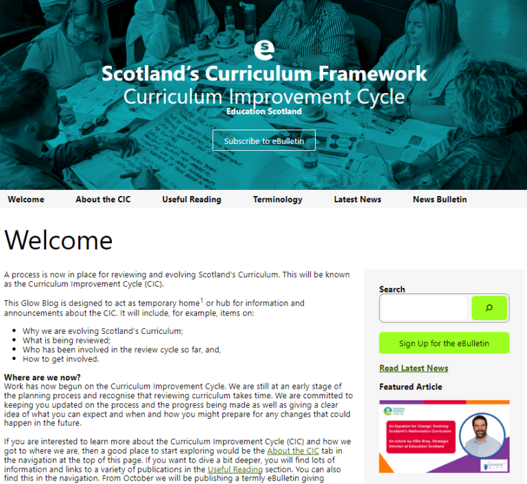 Curriculum Improvement Cycle – Curriculum, Learning, Teaching and ...