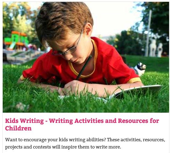 Writing activities and resources to use at home – Forth Valley & West ...