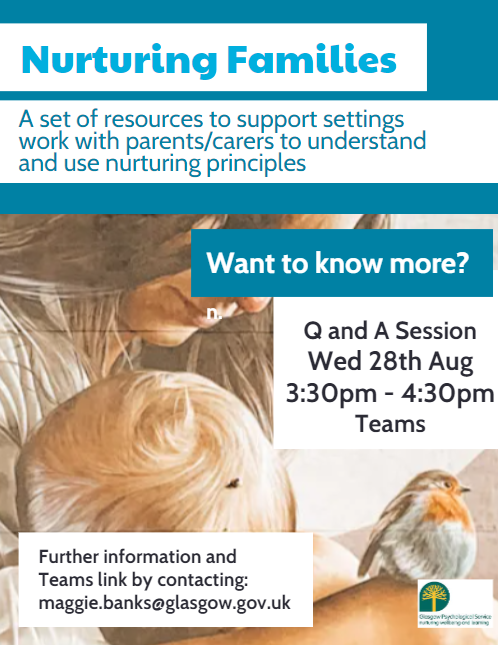 Nurturing Families | Glasgow Early Years