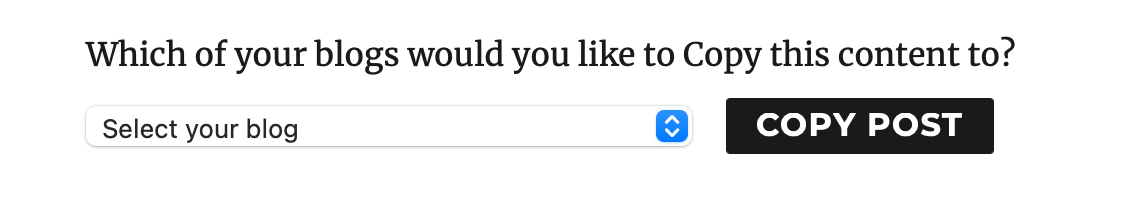 Copy Posts Plugin | Glow Blog Help