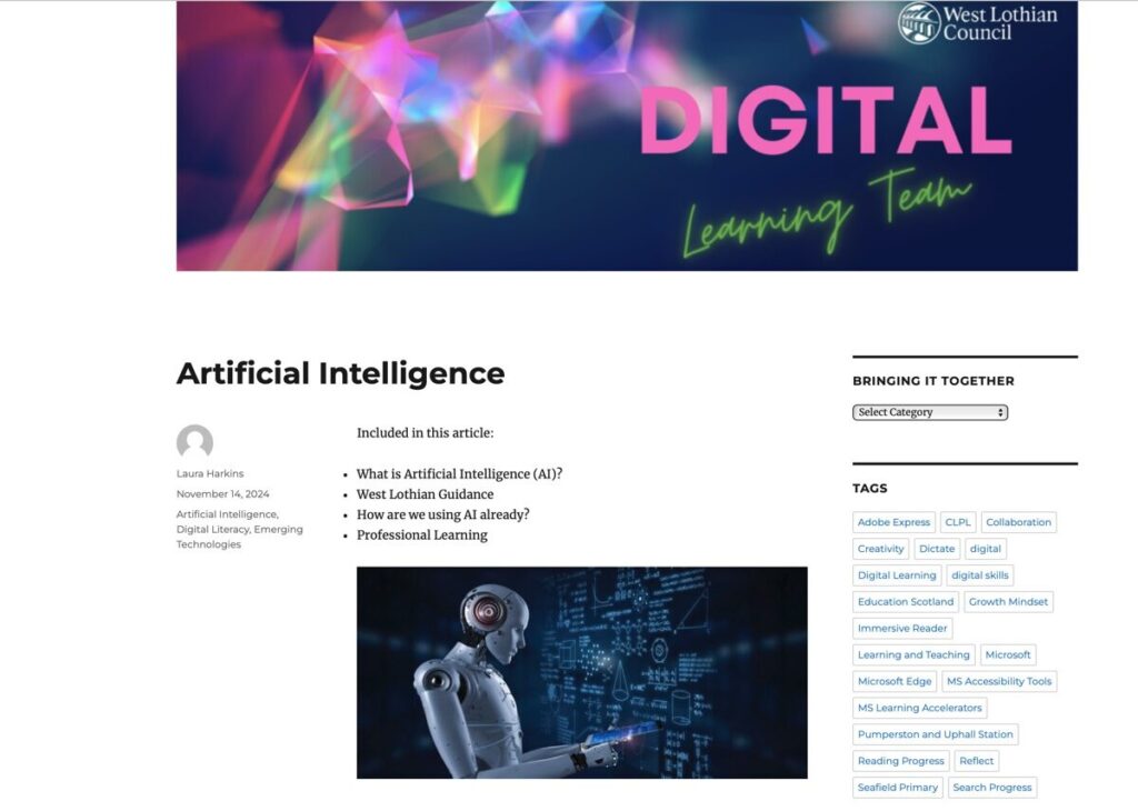 Artificial Intelligence – Glowing Posts