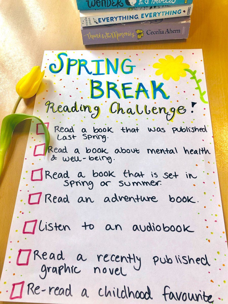 Spring Break Reading Challenge | Hillhead High School English Department