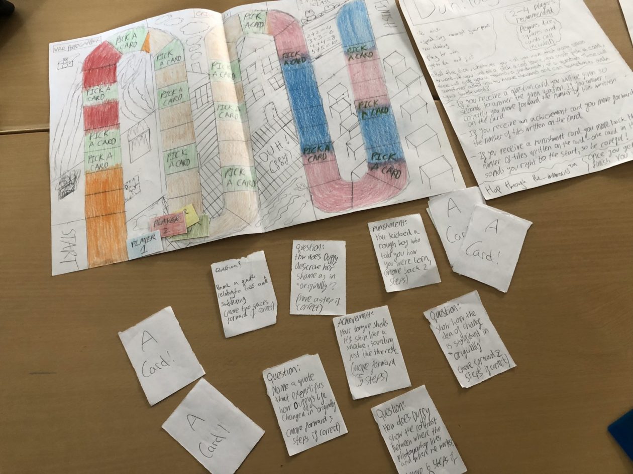 Set text board games | Hillhead High School English Department