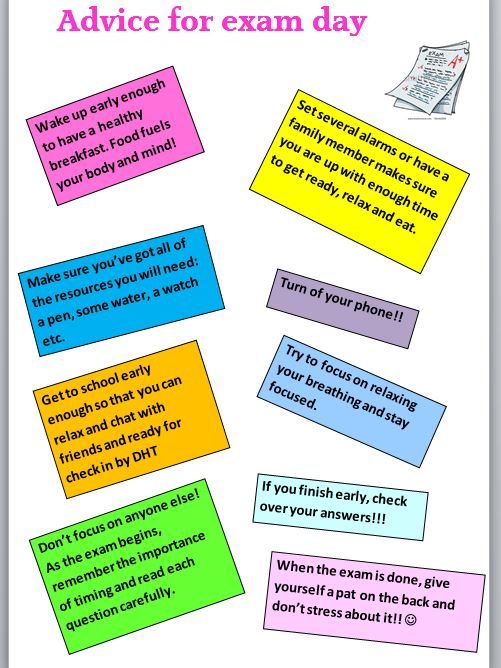 Exam Taking Advice | Hillhead High School Study Skills