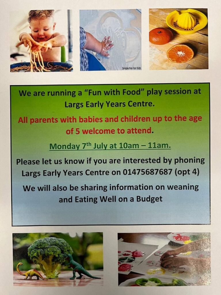 Fun with Food Play Session | Largs Early Years