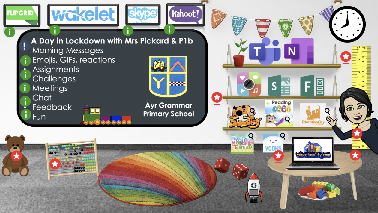 A Day in Lockdown with Mrs Pickard and P1b – TEST