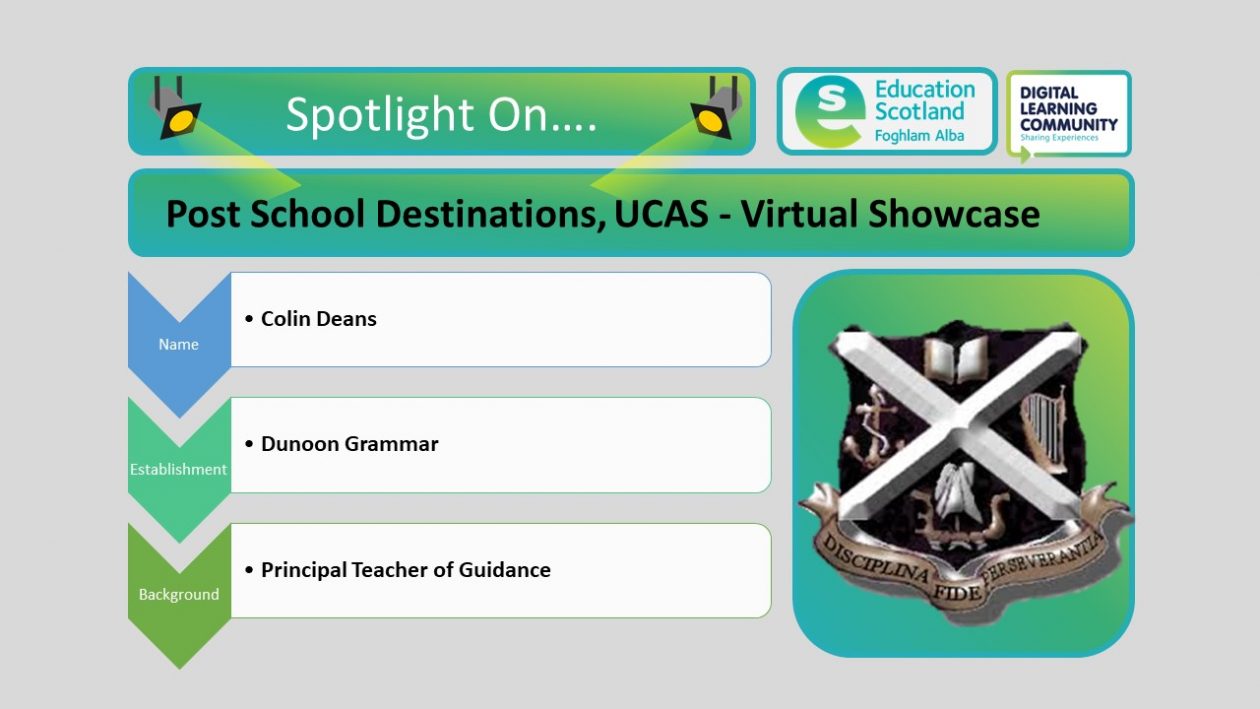 Post School Destinations, UCAS – Virtual Showcase – TEST