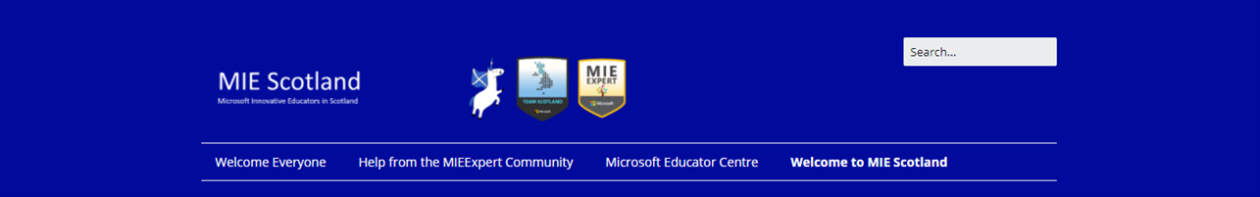 Microsoft Innovative Educators in Scotland – TEST
