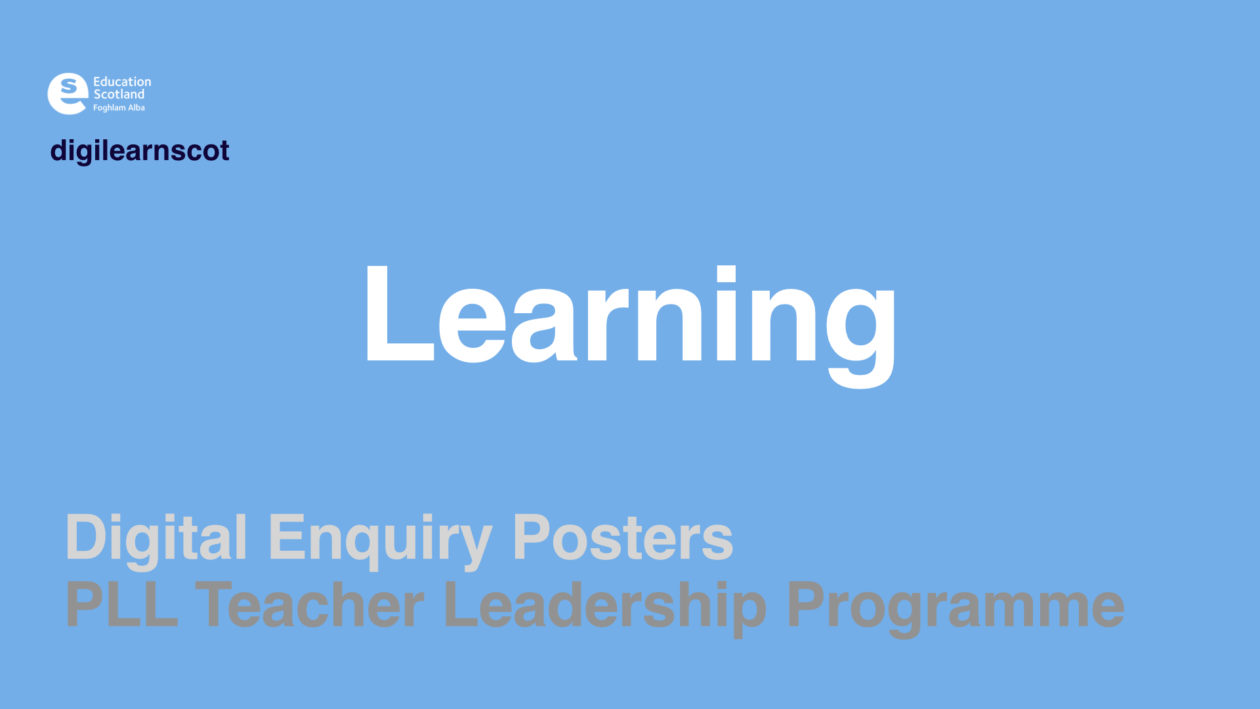 TLP enquiry posters for learning – TEST
