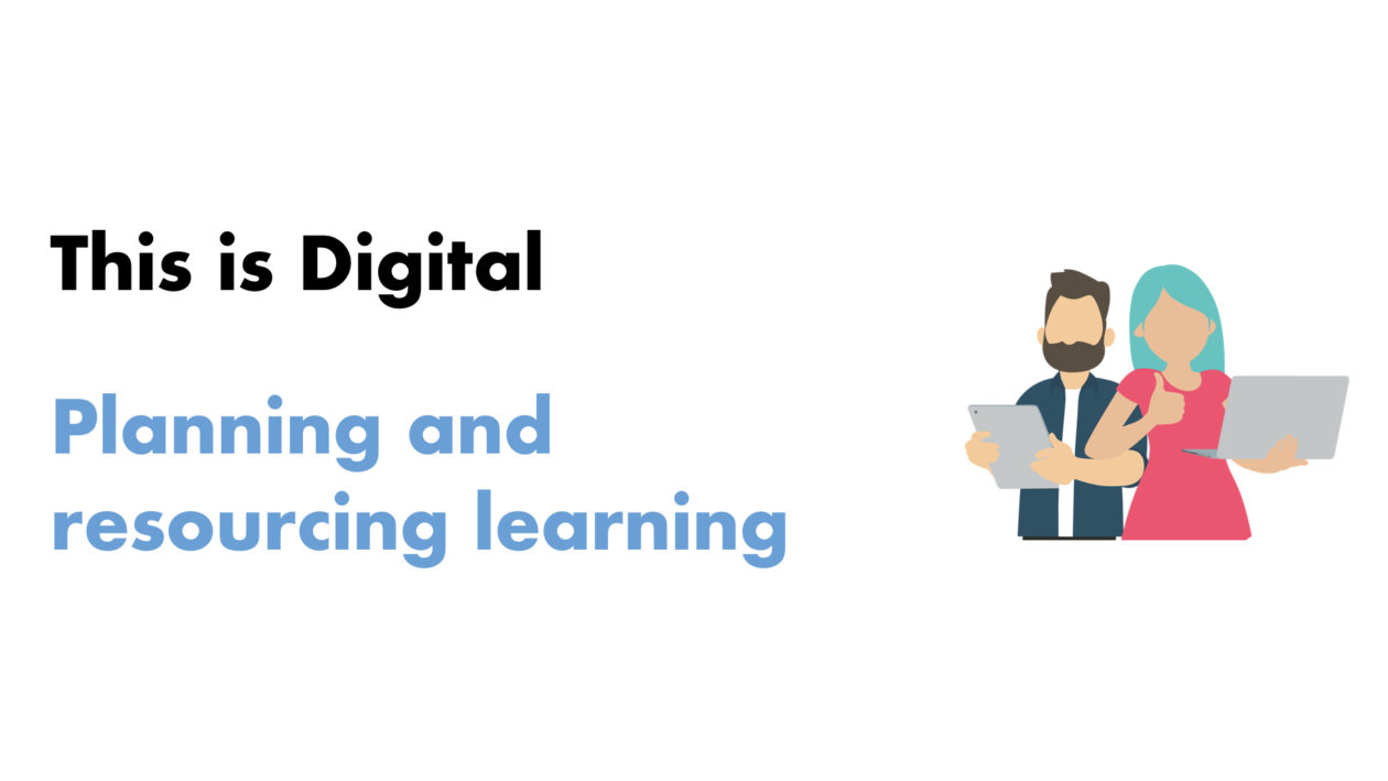 This is Digital Learning and Teaching professional learning programme ...