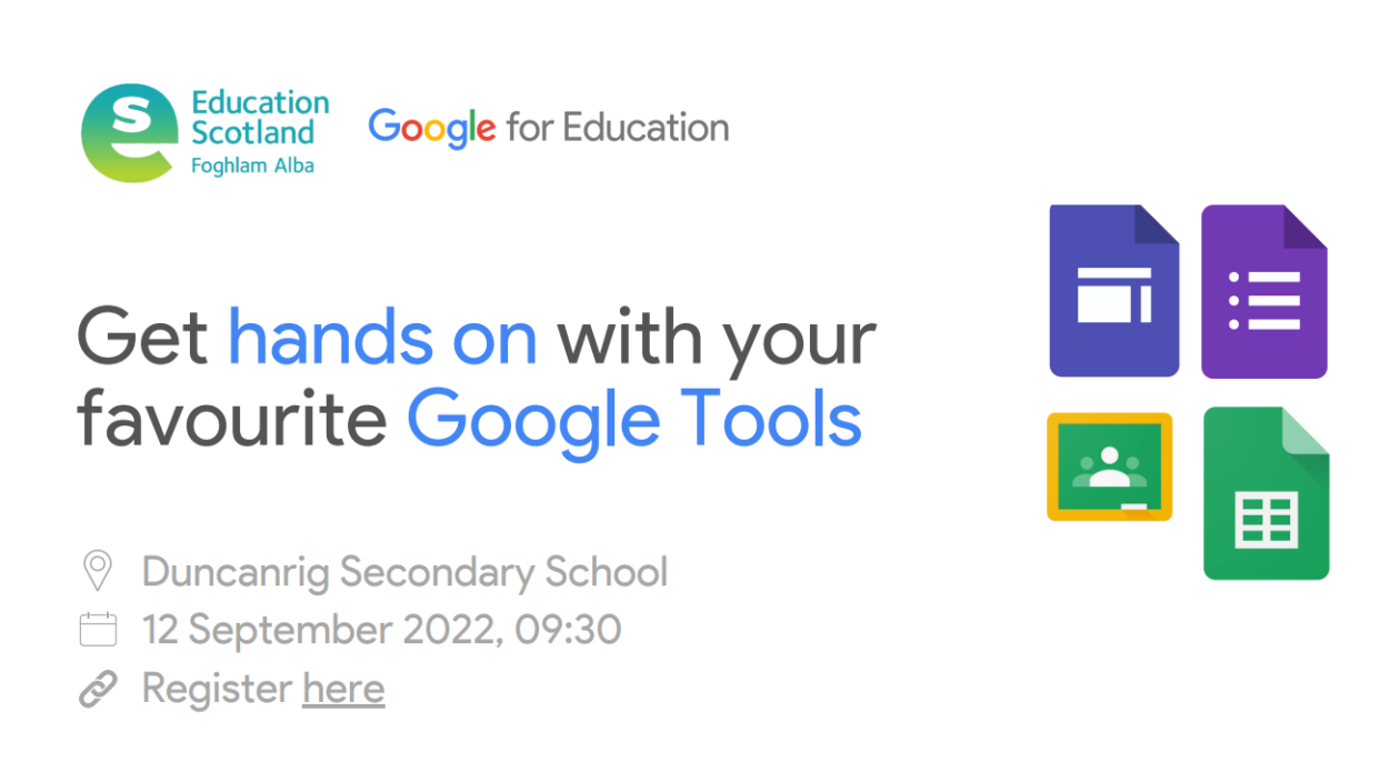 Google For Education on Tour – Duncanrig Secondary School – TEST