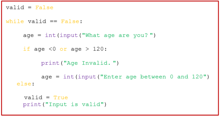 Input Validation N5 Computing Science