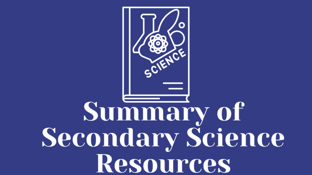 Secondary Sciences Resources – STEM Nation