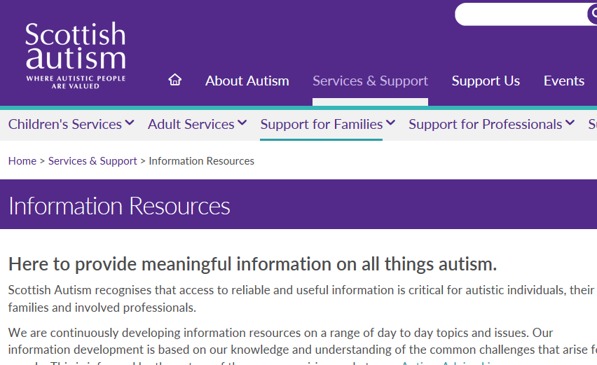 Additional Support Needs – Stirling Educational Psychology Service