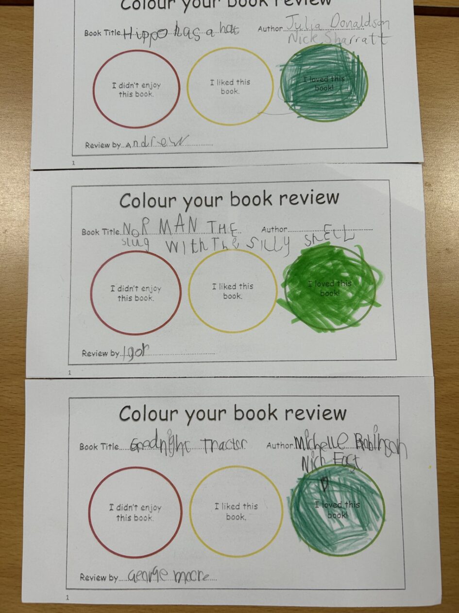 We Love Reading! – St. Leonard’s Primary and Nursery