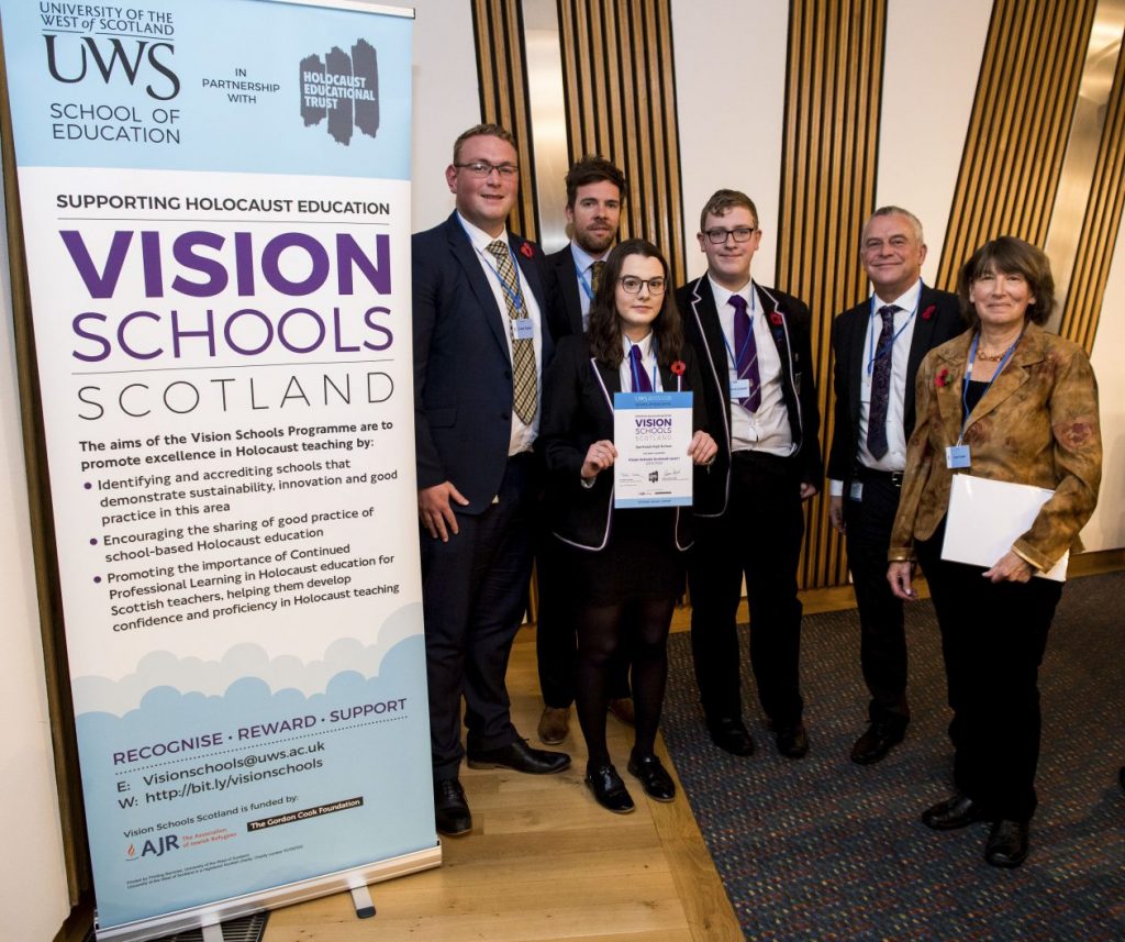 Barrhead High School recognised for Holocaust Education