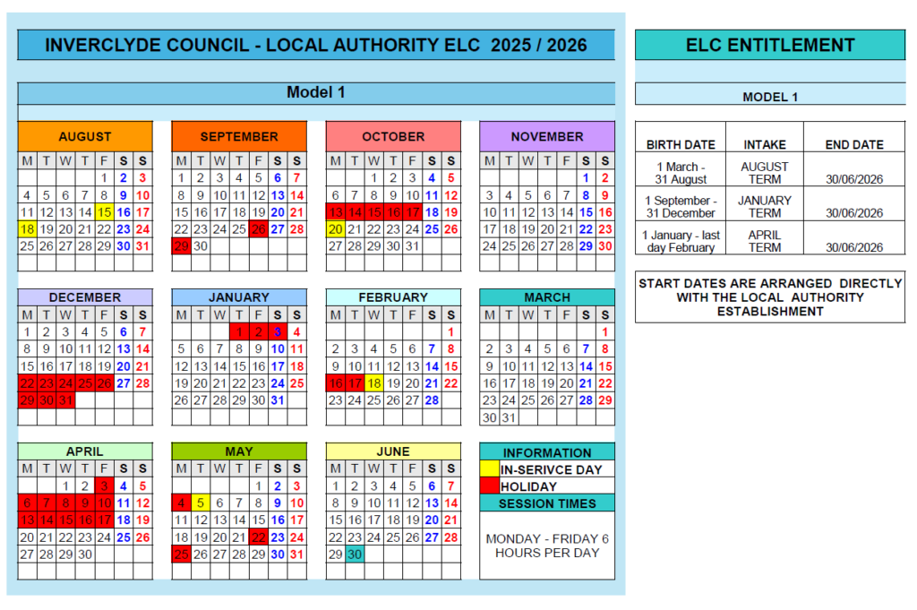 Opening Times/Patterns | Larkfield Early Learning Centre