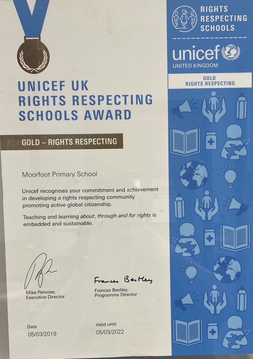 Rights Respecting Schools | Moorfoot Primary School, Nursery Class and ...
