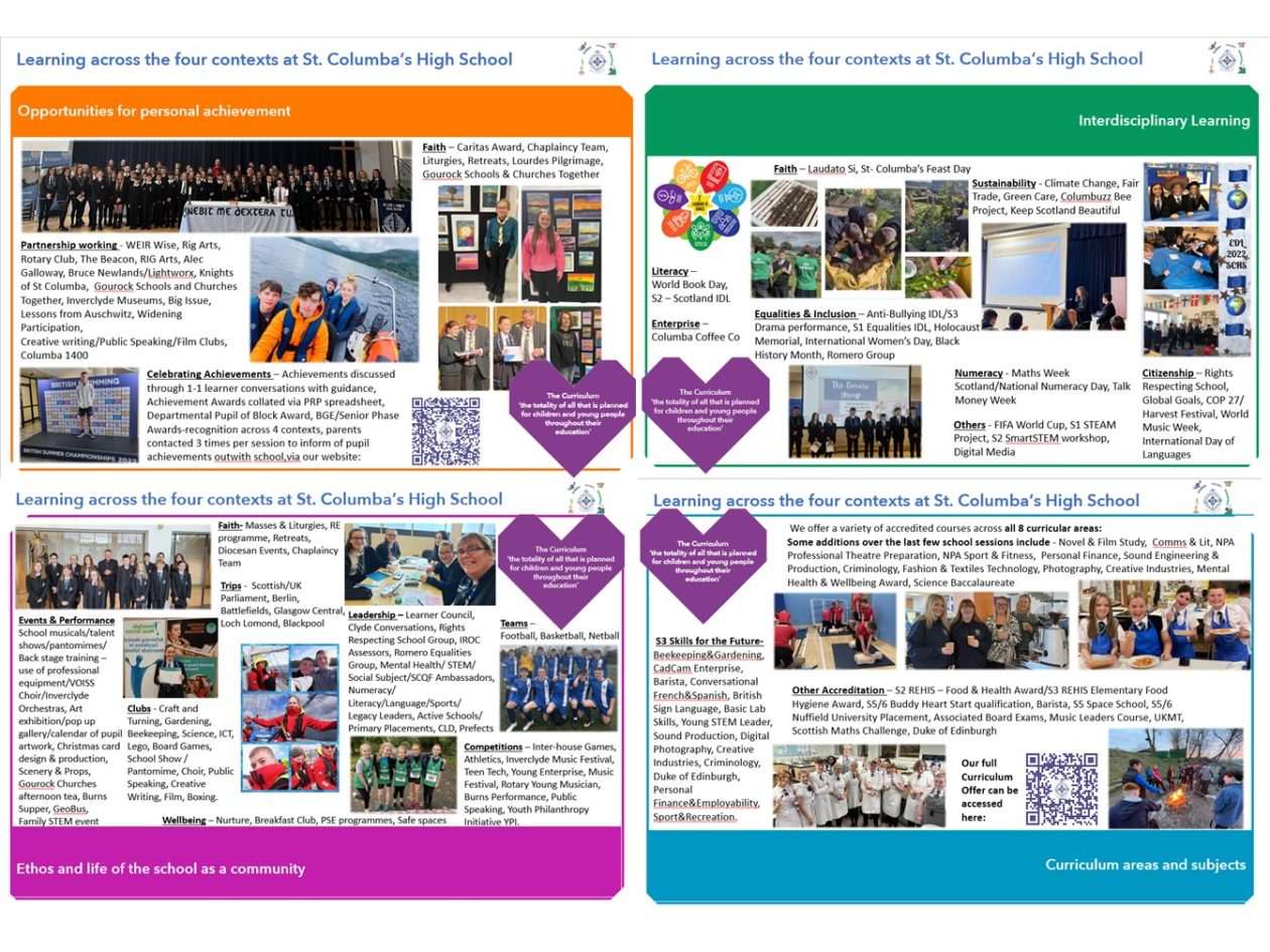 Our Curriculum | St Columba's High School, Gourock