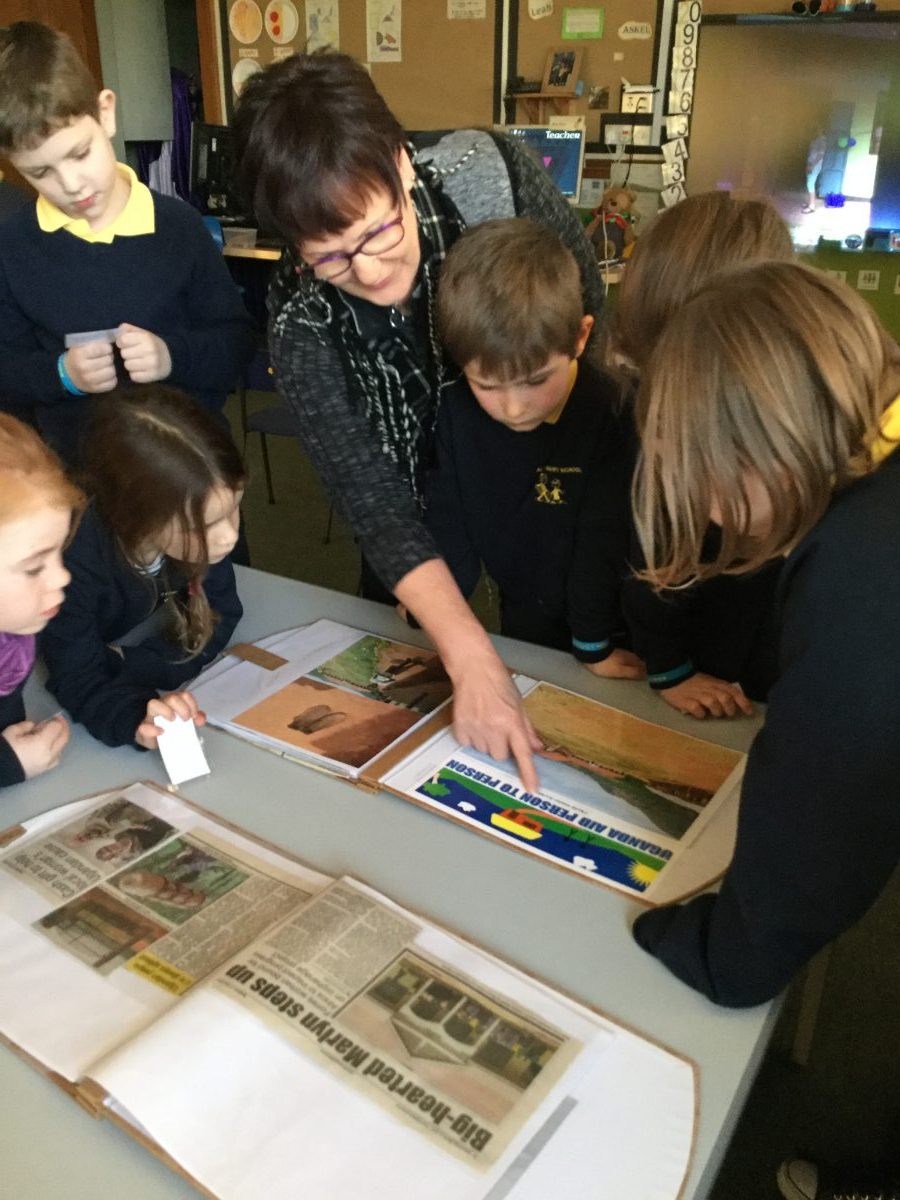 UNA learning about Bunono School in Uganda