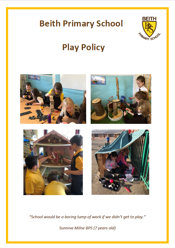 Play Based Learning at Beith | Beith Primary