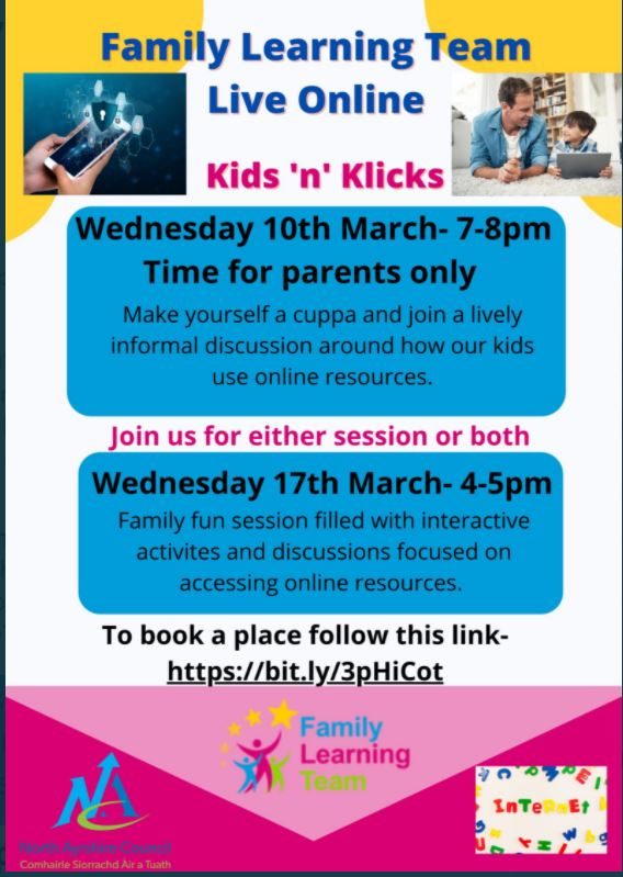 Kids n Klicks – Internet Safety – St Matthew's Academy Family Learning