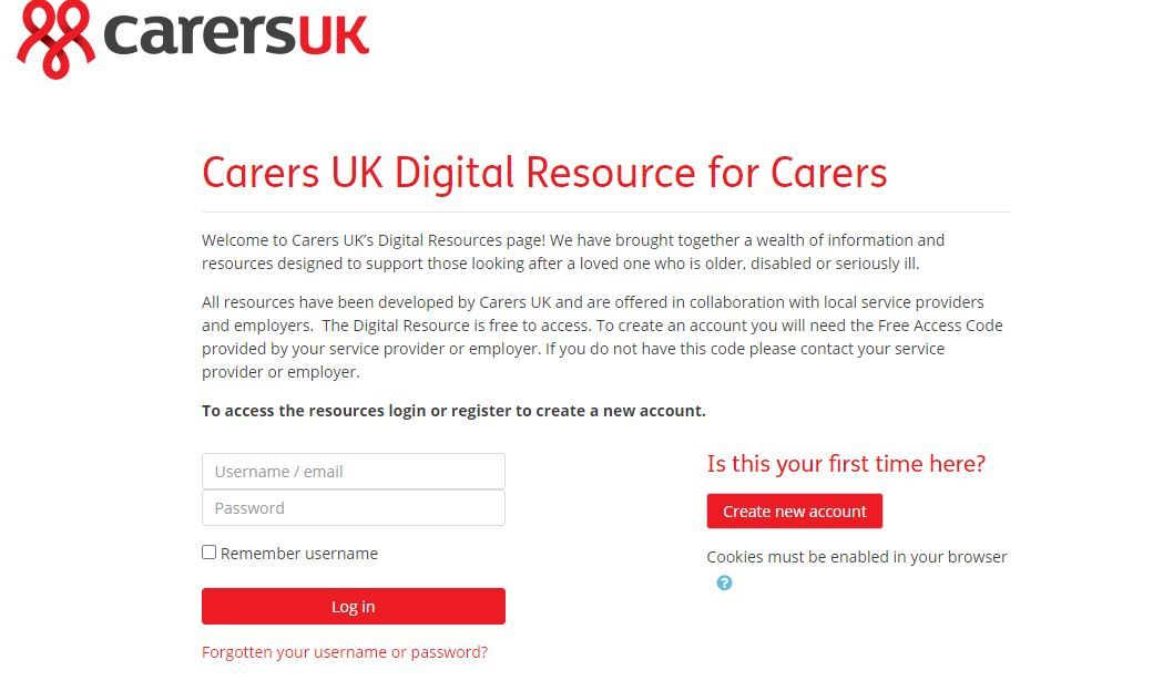 Carers UK Digital Resource – St Matthew's Academy Family Learning