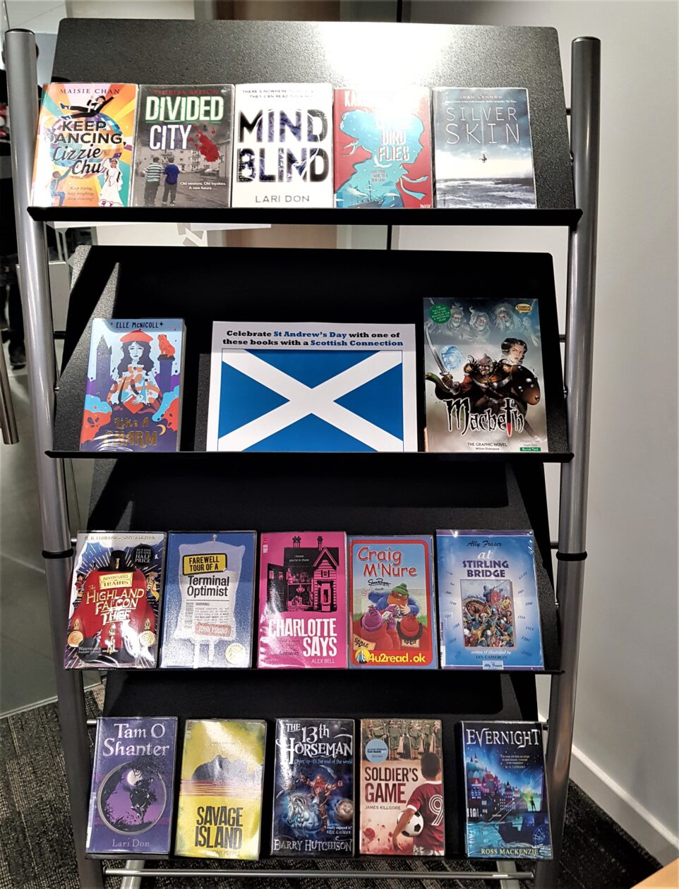St. Andrew’s day display | Kilwinning Academy Library Blog