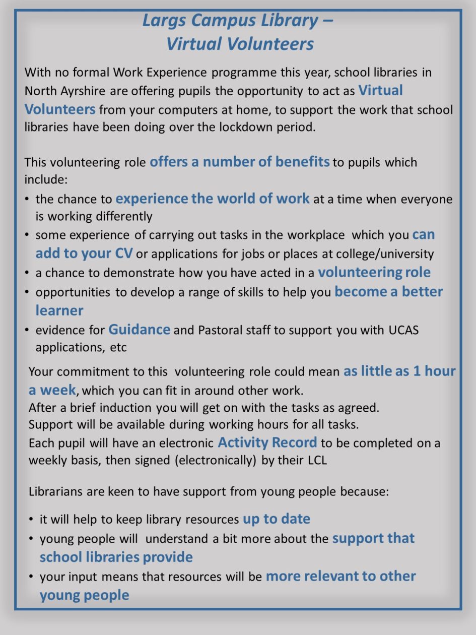 Largs Campus Library Learning Website