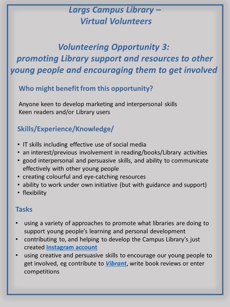 Largs Campus Library Learning Website