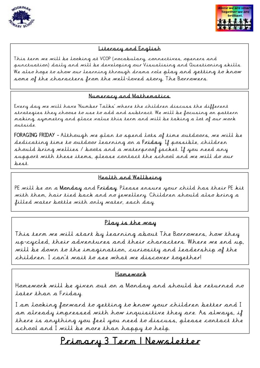 Term 1 | Moorpark Primary