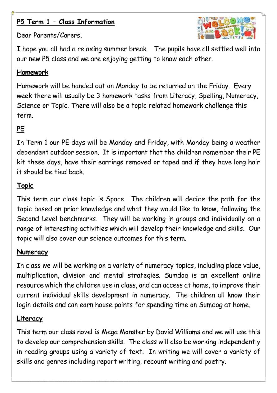 Term 1 | Moorpark Primary