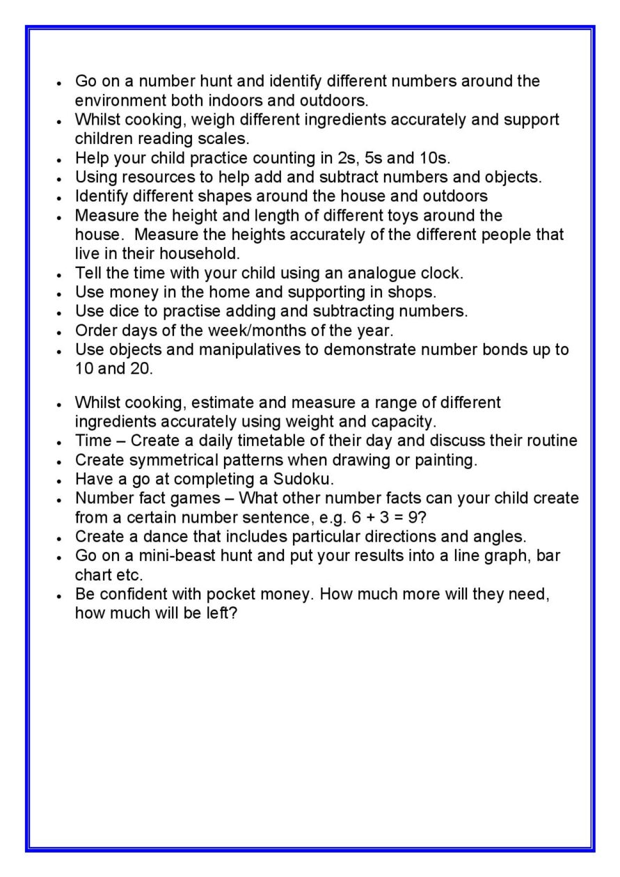 Numeracy and Mathematics Guidelines | Moorpark Primary