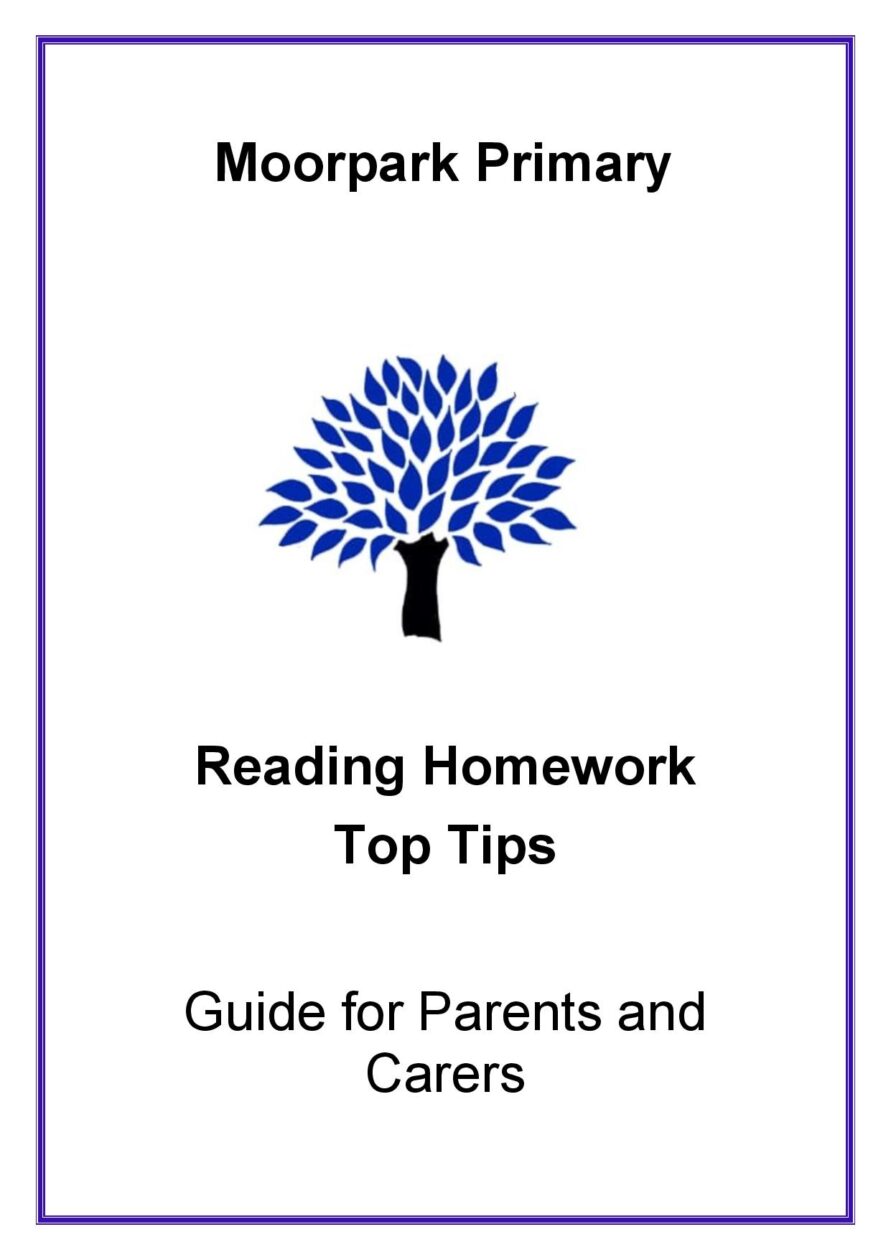Reading Homework Top Tips | Moorpark Primary