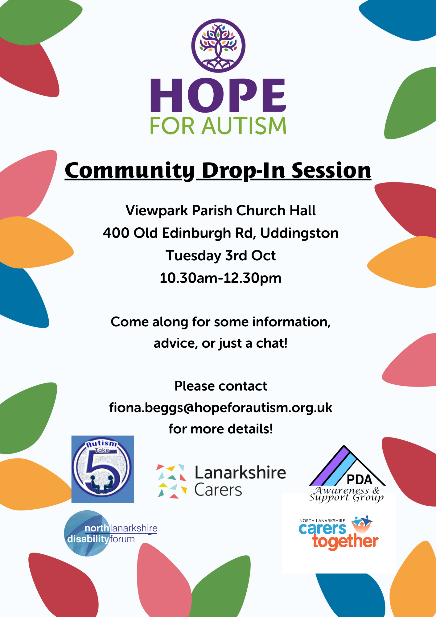 Hope For Autism Community Drop-in session | Cardinal Newman High School