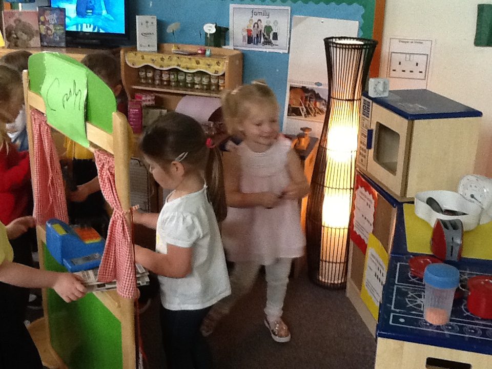Role play at Costa Coffee Cafe | Balmalloch Primary School & Nursery Class