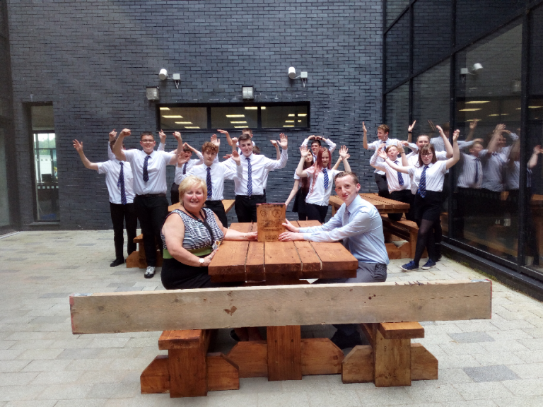 Opening of “The Courtyard” at Greenfaulds High School | Greenfaulds ...