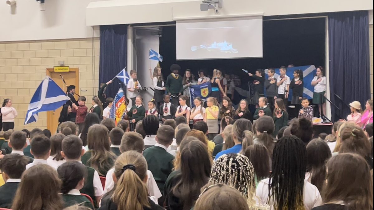 Primary 4 take to stage for Scottish Learning Showcase